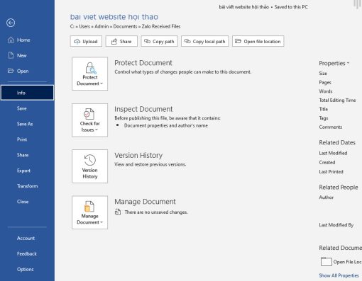 4 cách lấy lại file Word chưa lưu đơn giản tại nhà