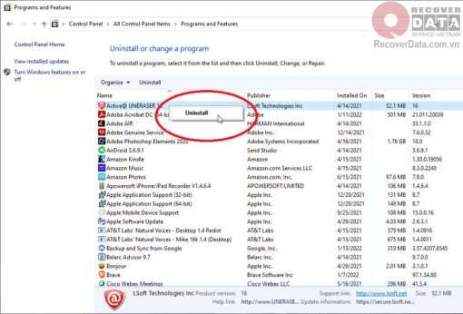Uninstall là gì? Hướng dẫn uninstall phần mềm máy tính